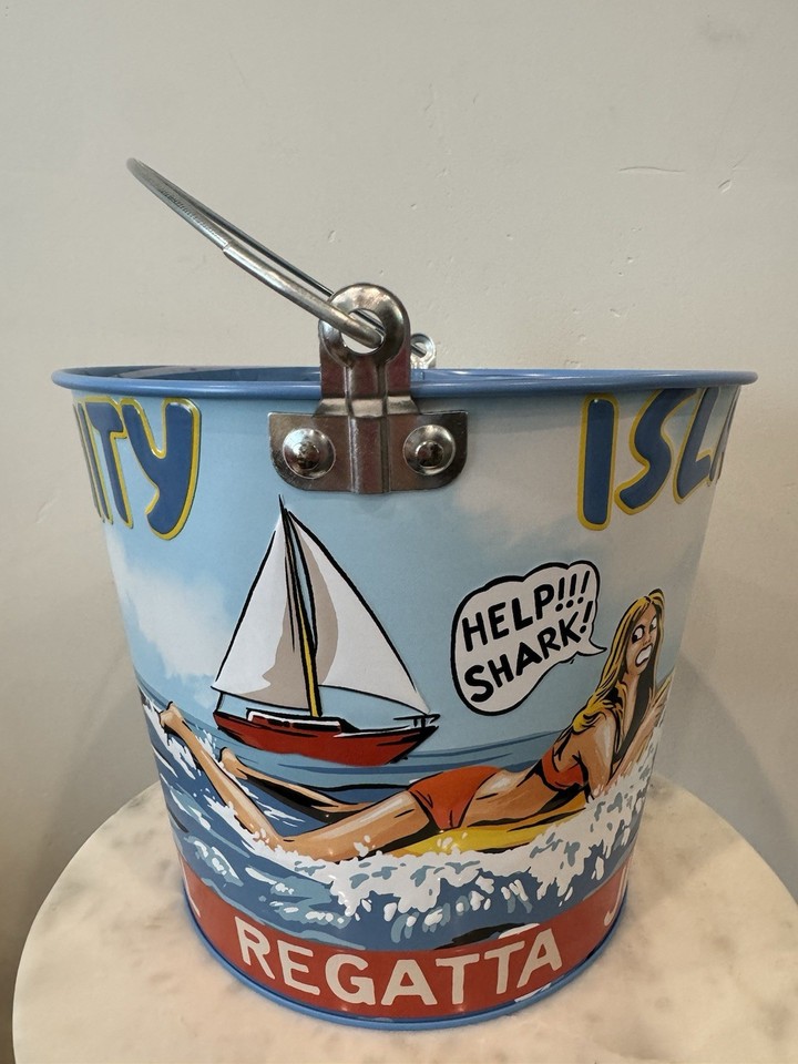 Jaws 50th Anniversary Popcorn Shark Chum Bucket July 4th Regatta Amity ...