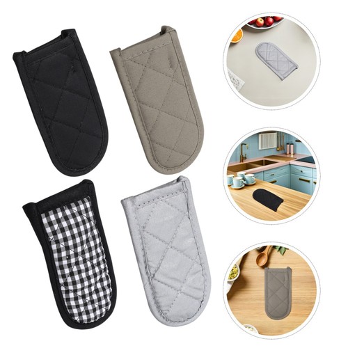 4 Pcs Heat Insulated Cotton Pot Handle Covers Pan Protector For Cooking ...