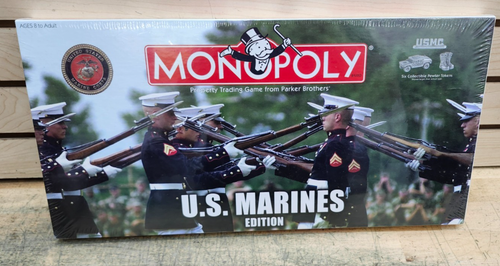 Monopoly US Marines Board Game Military 2005 Collector's Edition New ...