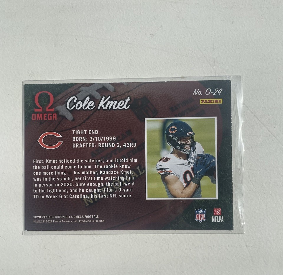 2020 Panini Chronicles Omega Card O-24 Cole Kmet BEARS RC ROOKIE | eBay