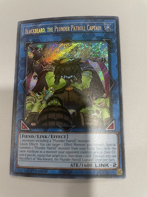 Yu-Gi-Oh! TCG Blackbeard, the Plunder Patroll Captain Battles of Legend ...