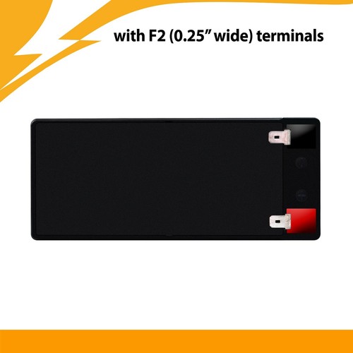 12V 9AH Sealed Lead Acid Battery Replaces PE12V9, PX12090, UB1290 ; for ...