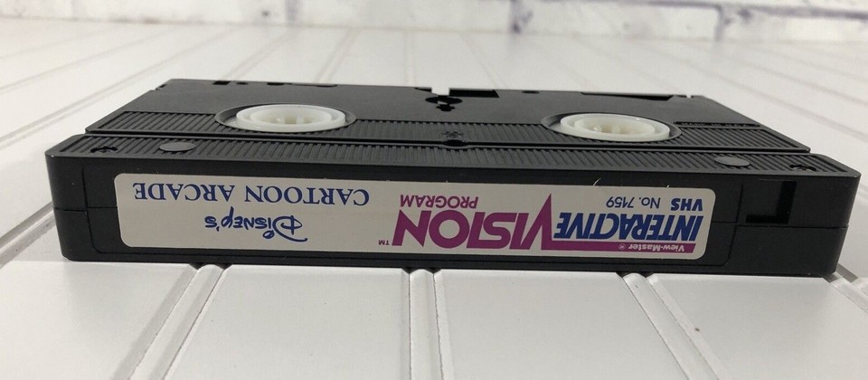 View Master Interactive Vision Program Disney's Cartoon Arcade Rare Vhs ...