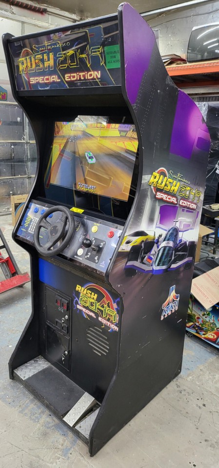 RUSH 2049 Stand Up Arcade Driving Racing Video Game San Francisco ...
