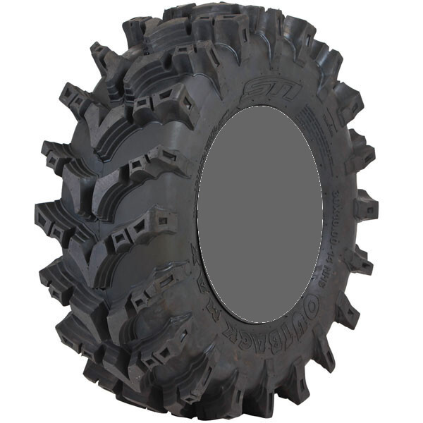 Kit 4 STI Outback Max Tires 36x9-20 on MSA M46 Blade Black Wheels 550 ...