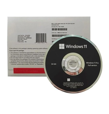 Win 11 Pro 64Bit English DVD & Key | Full License (Brand new)-Free ...