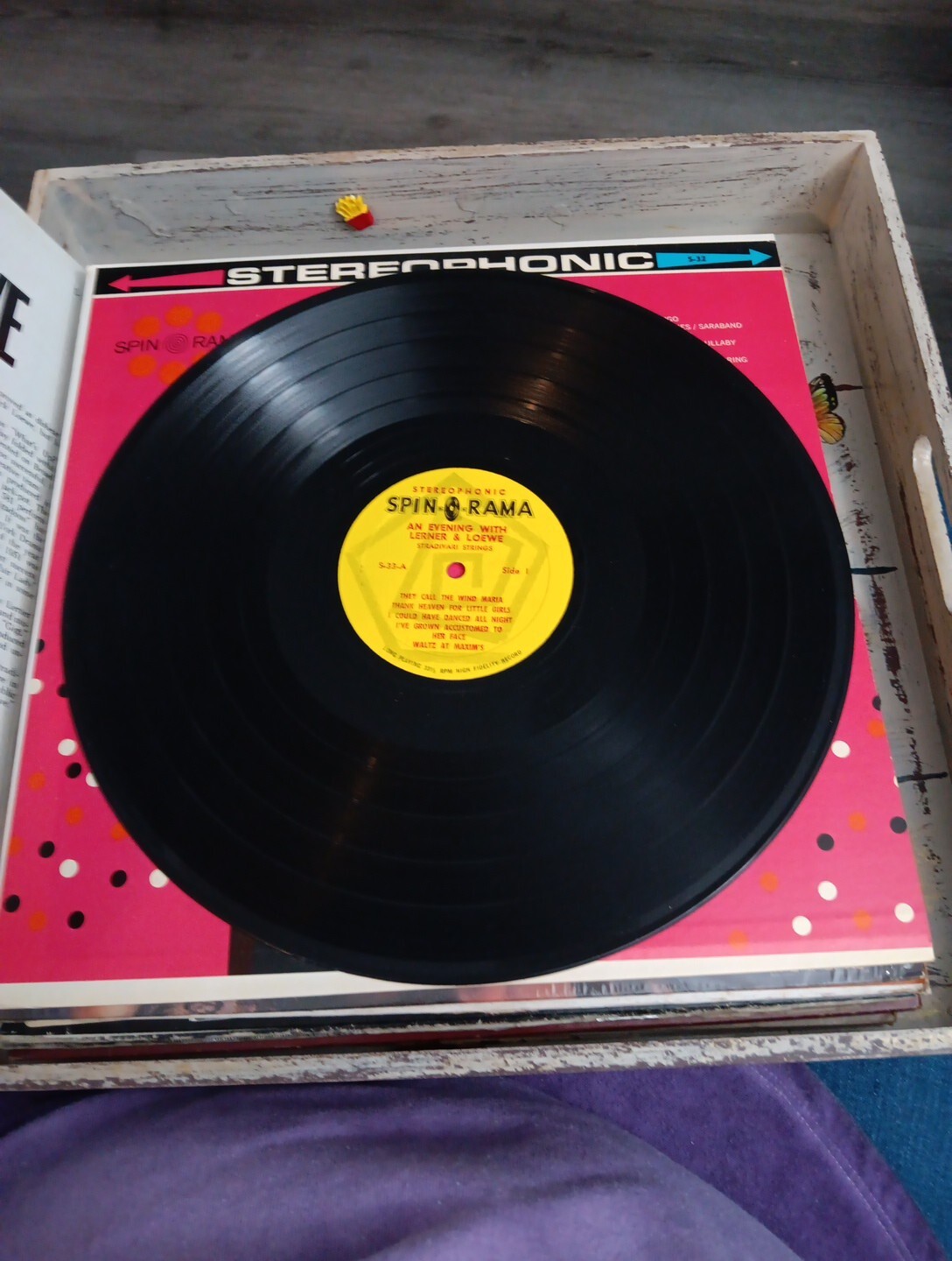 Stradivari Strings Ping Pong Percussion Lerner & Loewe 12" 1962 Spin-O ...