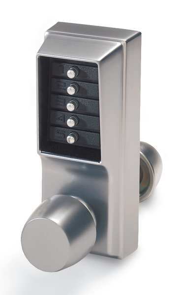 Kaba 1011-26D-41 Push Button Lock,Entry,Satin Chrome 36448800407 | eBay