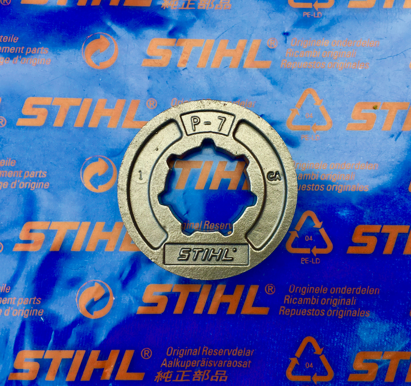 STIHL 3/8P x 7T Mini Spline Rim Sprocket suits small saws #0000 642 ...