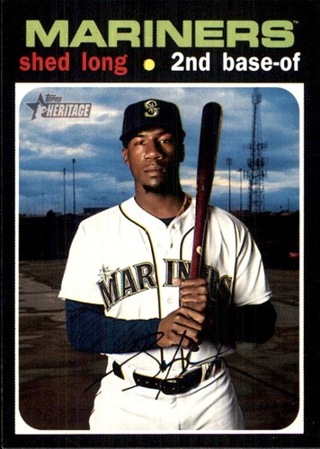2020 Topps Heritage #20 Shed Long SEATTLE MARINERS | eBay