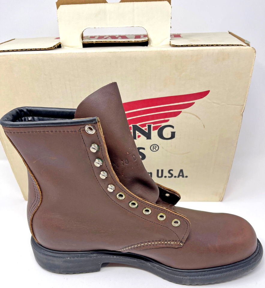 Vintage Red Wing 1212 Boots 10D 02009 New Open Box Old Stock Defects ...