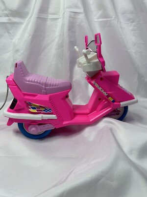 Vintage Barbie Remote Control Action Scooter ARCO Tested Works | eBay