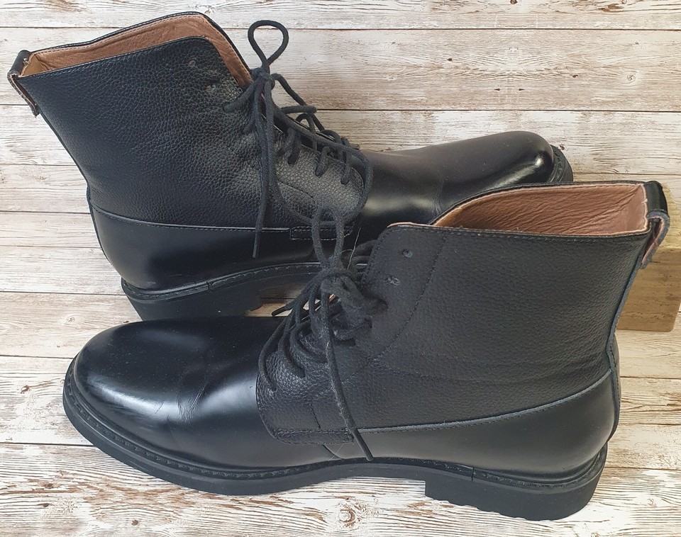 Peter Werth London mens Chelsea Boots Leather Lace Black UK 9 EU 44 US ...