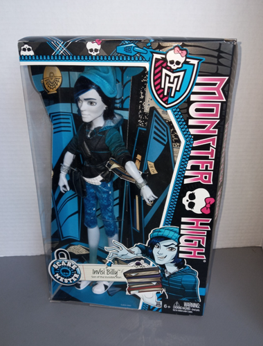 New MONSTER HIGH Invisi Billy SCAREMESTER Invisible Man DOLL MIB 2013 ...