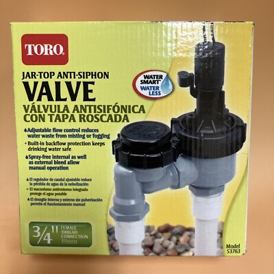 Toro 53763 150 PSI Plastic Anti-Siphon Valve 3/4 in. Inlet | eBay