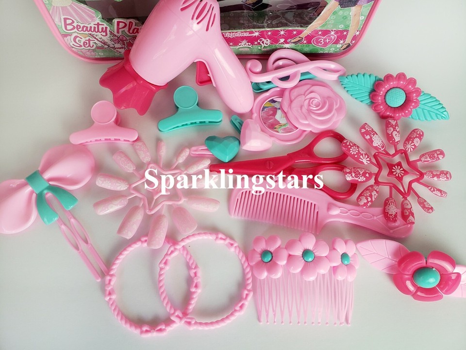 Princess Girls Pretend Play Toy Hair Beauty Salon Accessories | eBay