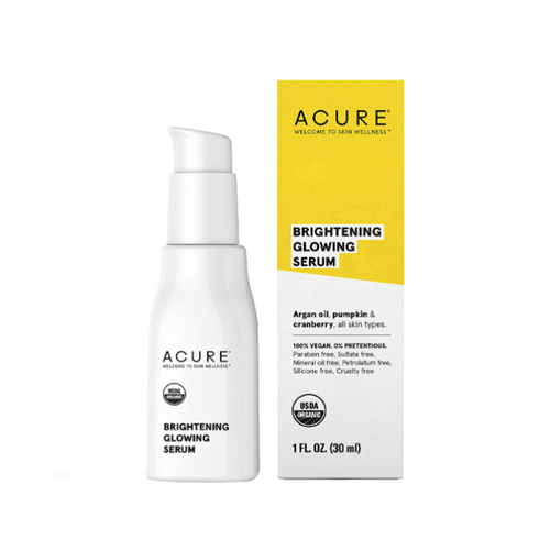 2 Pack Acure Brightening Glowing Serum With Argan Oil, Pumpkin & Cranberry Vegan | eBay