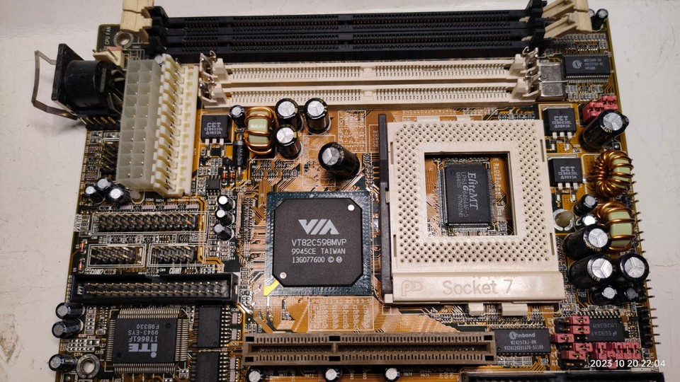 Super Socket 7 PCPartner MVP3BS7-95 / Manli M-MVP3 AGP PCI ISA & 128 MB ...