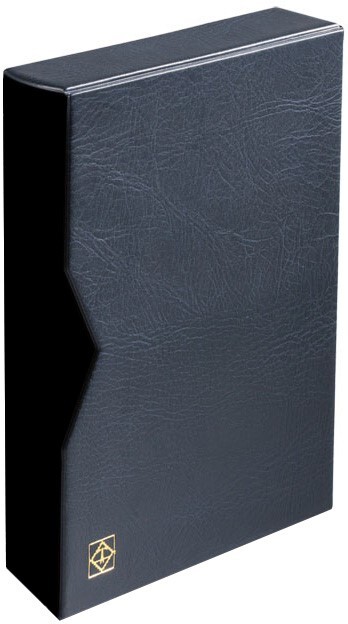 Lighthouse Premium Leather Slipcase for 64 Page Stockbook Blue Free ...