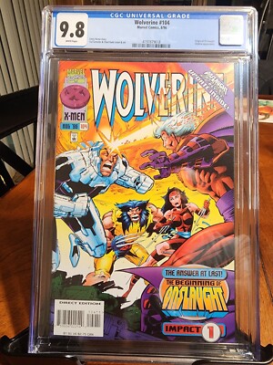 Wolverine 104 CGC 9.8 Origin of Onslaught Elektra Apperance Larry Hama ...