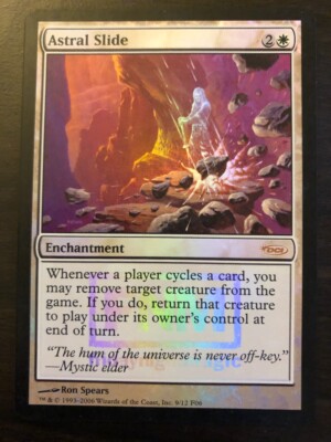 FOIL Promo Astral Slide MTG Magic the Gathering FNM Played | eBay
