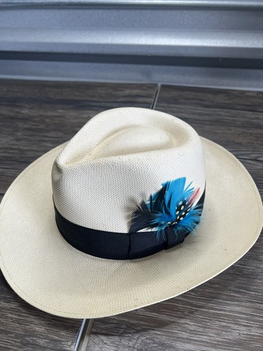 Panama Straws Hat Genuine Shantung Capas Design Made In USA Small | eBay