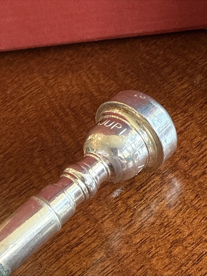 JUPITER 7C Trumpet Instrument Mouthpiece Silver Plate Solid Brass Size ...