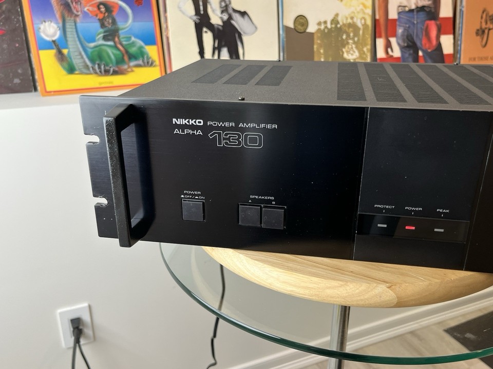 Vintage Nikko Alpha 130 Stereo Power Amplifier | eBay