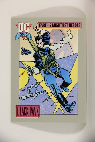 DC Cosmic 1991 Card #36 Blackhawk's Plane The Grumman X-F5F Skyrocket ...