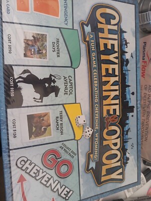 Cheyenne Monopoly Cityopoly Hometown Cheyenne Wyoming Board Game City ...