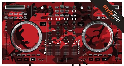 Numark NS6 | Color Red Camo | Protective Decal | StyleFlip Skins | eBay