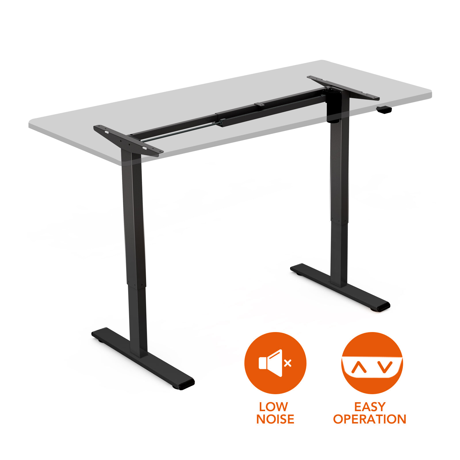FlexiSpot DIY Adjustable Desk Frame Single Motor Electric Base Standing Desk | eBay
