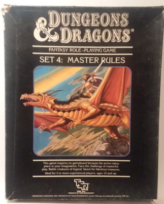Dungeons & Dragons Master Rules Boxed Set Fair Condition 100% Complete ...