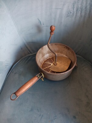 Vintage Foley Food Mill Steel 2 Quart Masher Ricer Strainer USA Hand ...