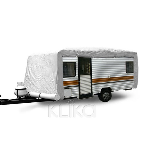 PREMIUM 14ft to 17ft CARAVAN COVER WITH SIDE ZIP CAMPERVAN 15ft 16ft ...