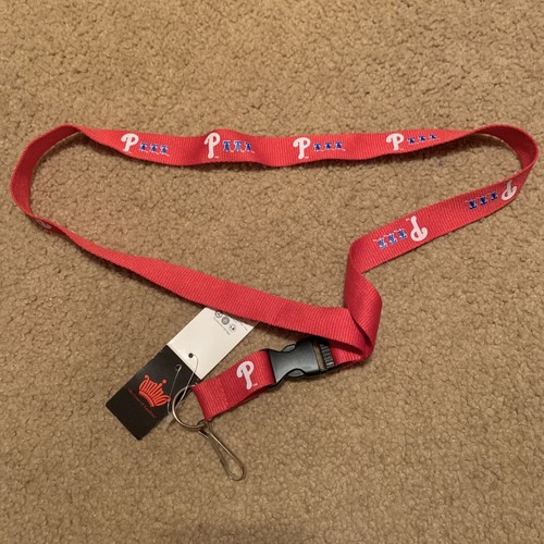 Philadelphia Phillies Red Lanyard Keychain Keyring MLB NWT | eBay