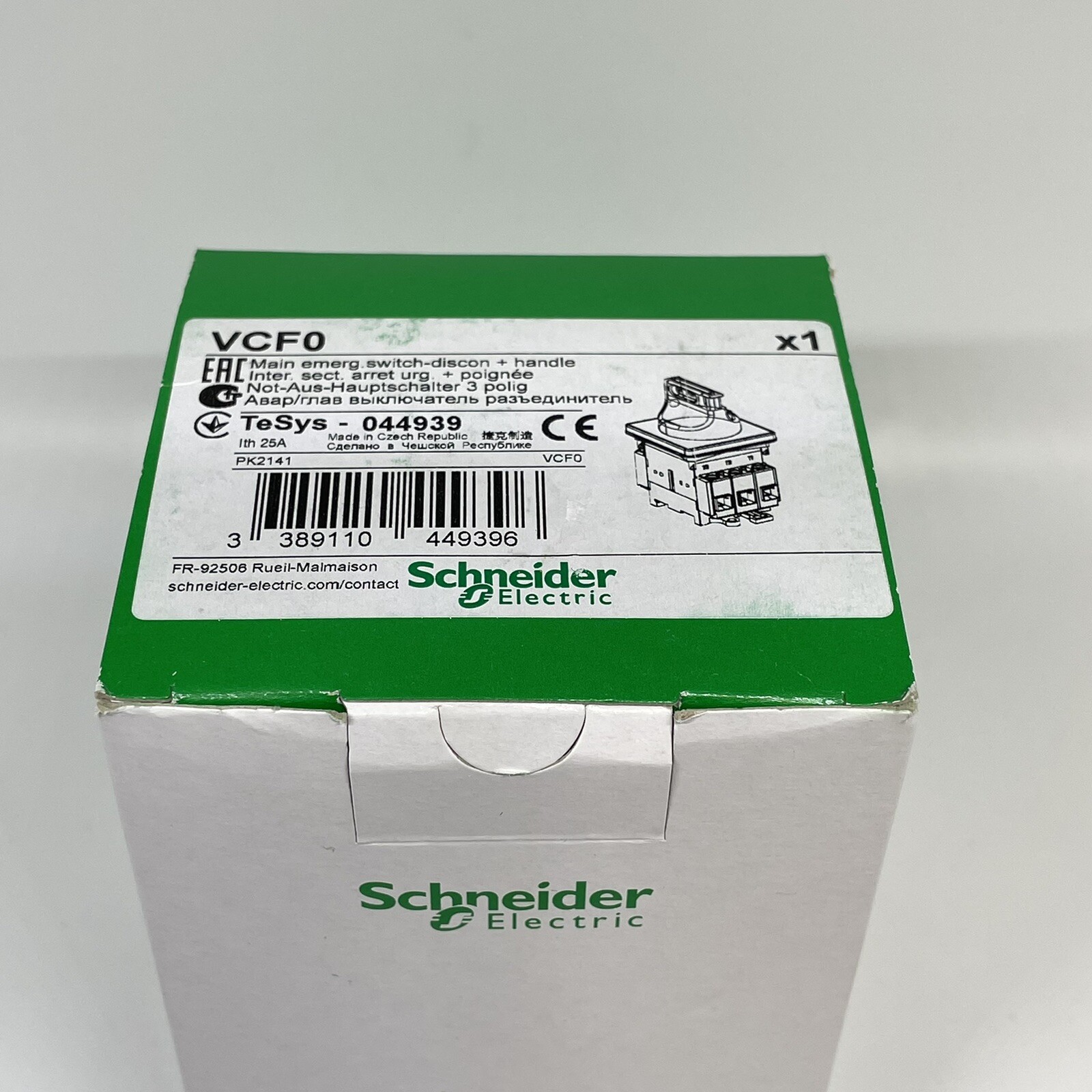 Schneider Electric VCF0 Main Emergency Switch TeSys-044939 | eBay