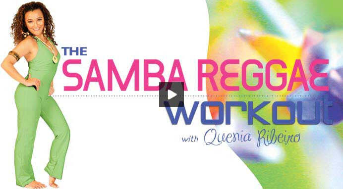 "The Samba Reggae Workout" DVD , Quenia Ribeiro, Brazilian dance, incl ...