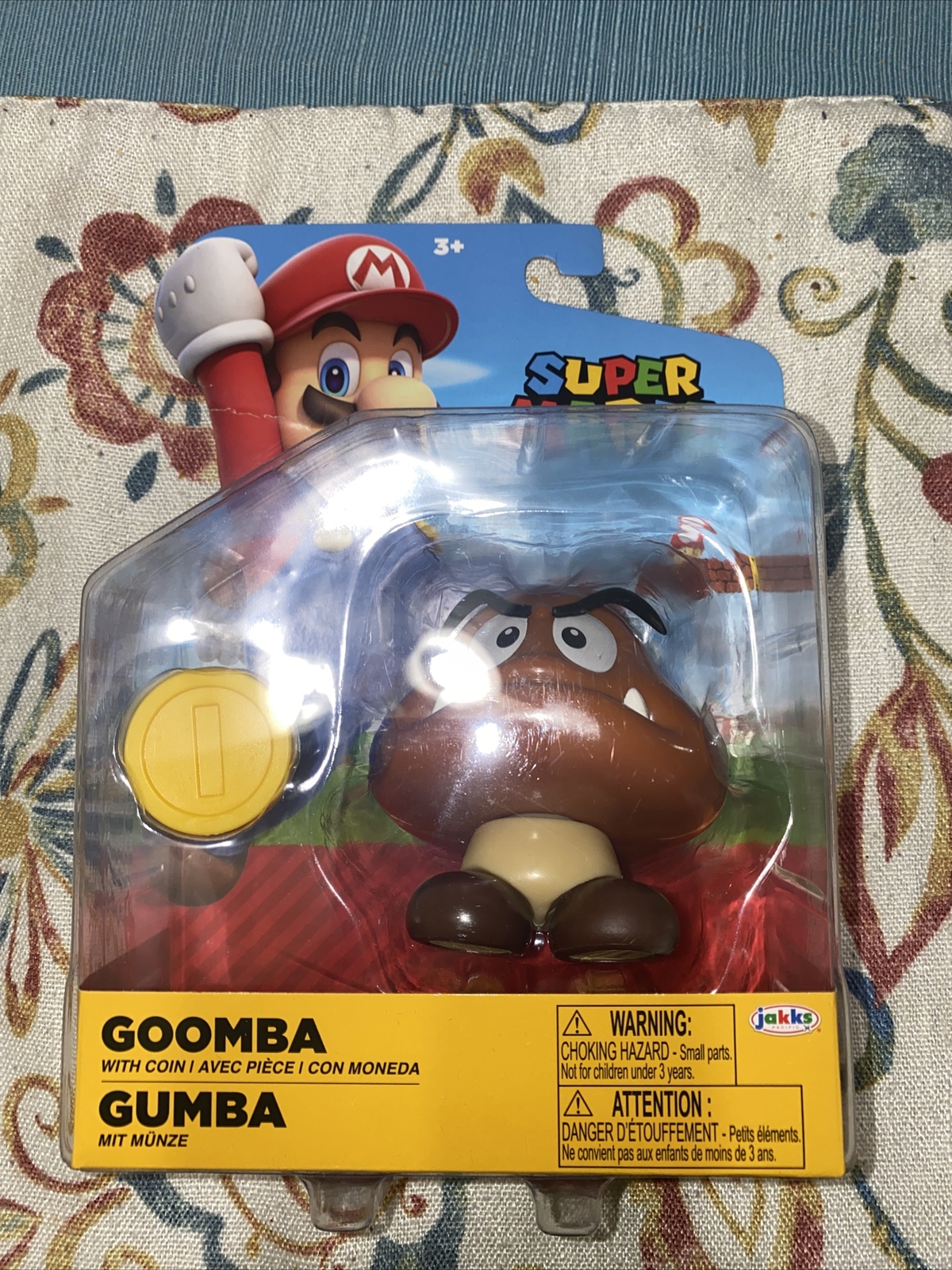 Super Mario Goomba 4” Figure W/ Coin Accessory Jakks Pacific World of ...