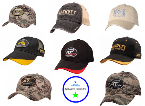 Garrett Metal Detecting Hats Pick Your Style With Your Detector and ...