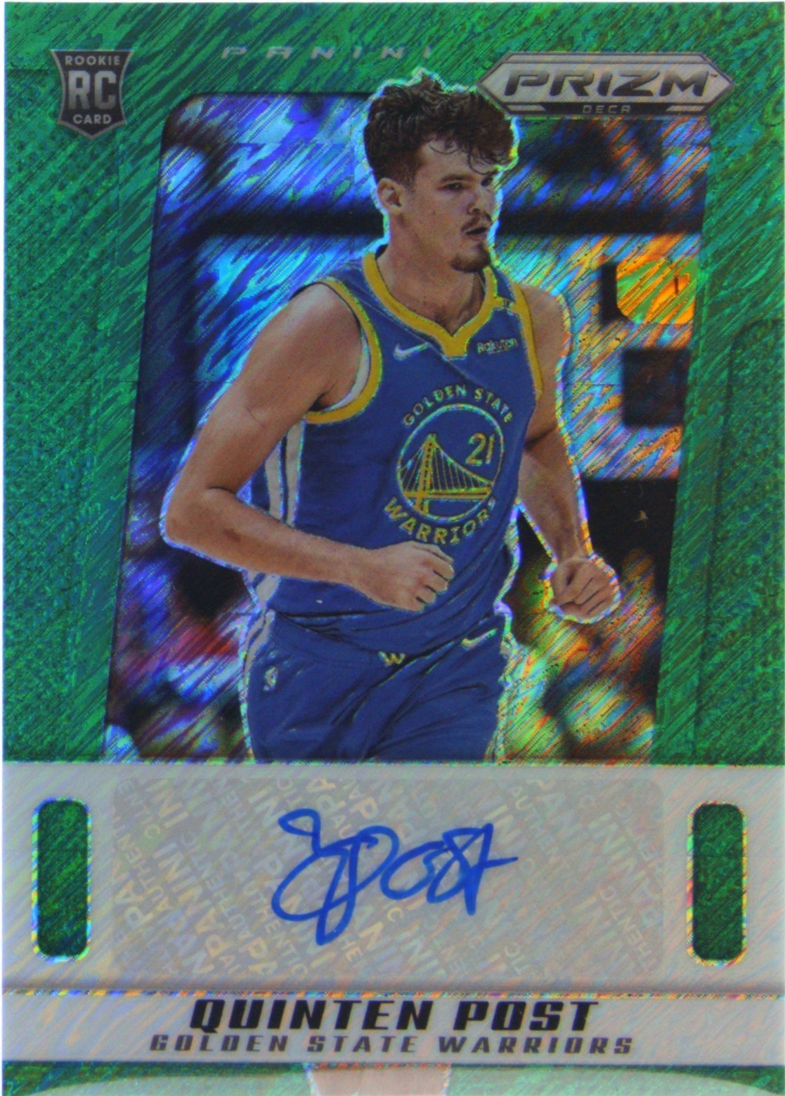 2024-25 Panini Prizm Deca - Signatures Quinten Post #PDS-POS Green ...