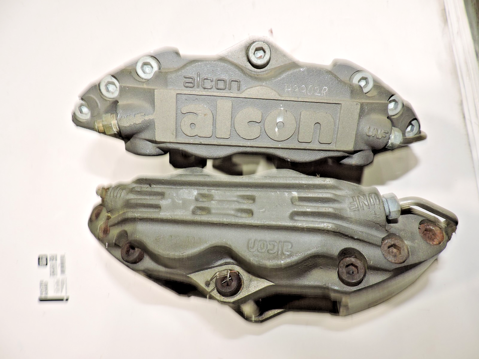 Alcon H Type rear brake calipers 4 pistons pair NASCAR SCCA | eBay