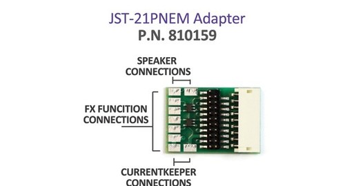 Soundtraxx #810159 JST to 21NEM Adapter MODELRRSUPPLY 812165023219| eBay