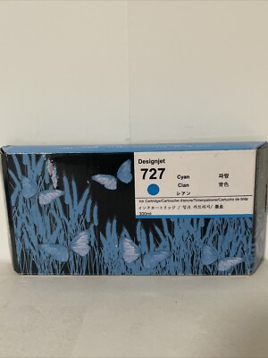 727 Cyan Inkjet Cartridge Blue 300ml - Sealed | eBay