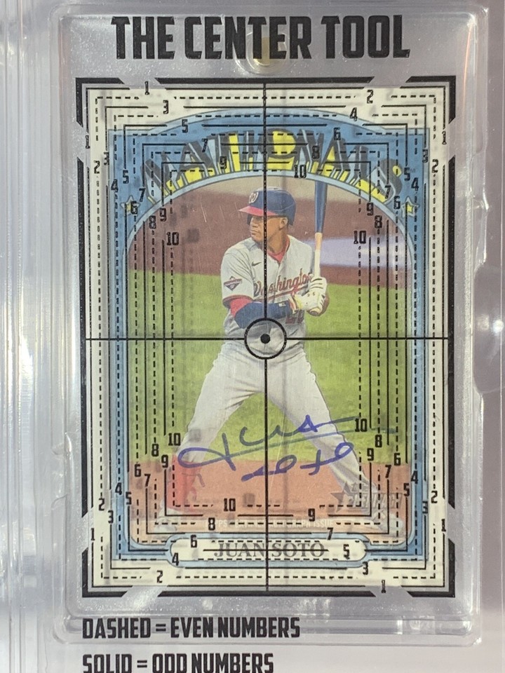 🏈⚾️🏉🏀🏒 THE CENTERING TOOL. Card Centering PSA Guideline Chart *read* | eBay