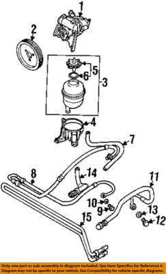 BMW OEM 97-10 323Ci Pump Hoses-Pressure Hose Bolt 32416781261 | eBay