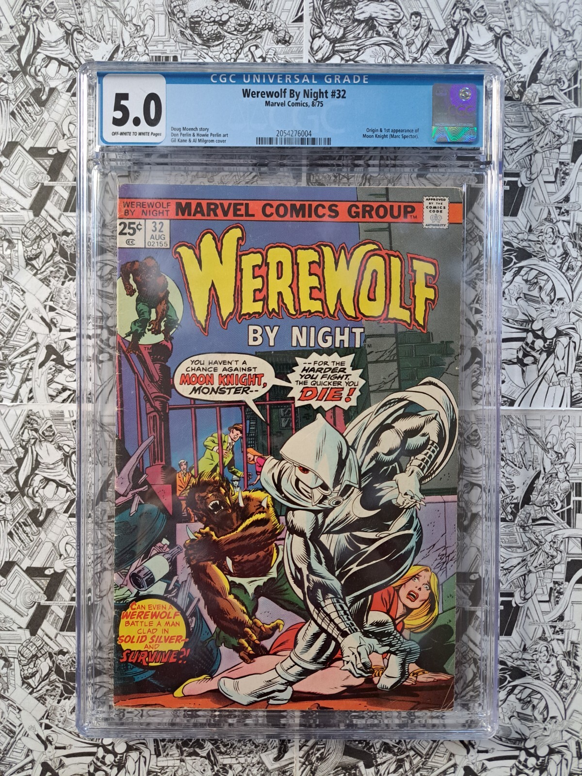 🔥WEREWOLF BY NIGHT #32 CGC 5.0 FIRST APPEARANCE OF MOON KNIGHT MARC ...