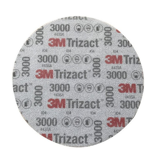 For 3M 02087 Trizact Hookit 3 Inch P3000 Grit Foam Disc Automotive 15 ...