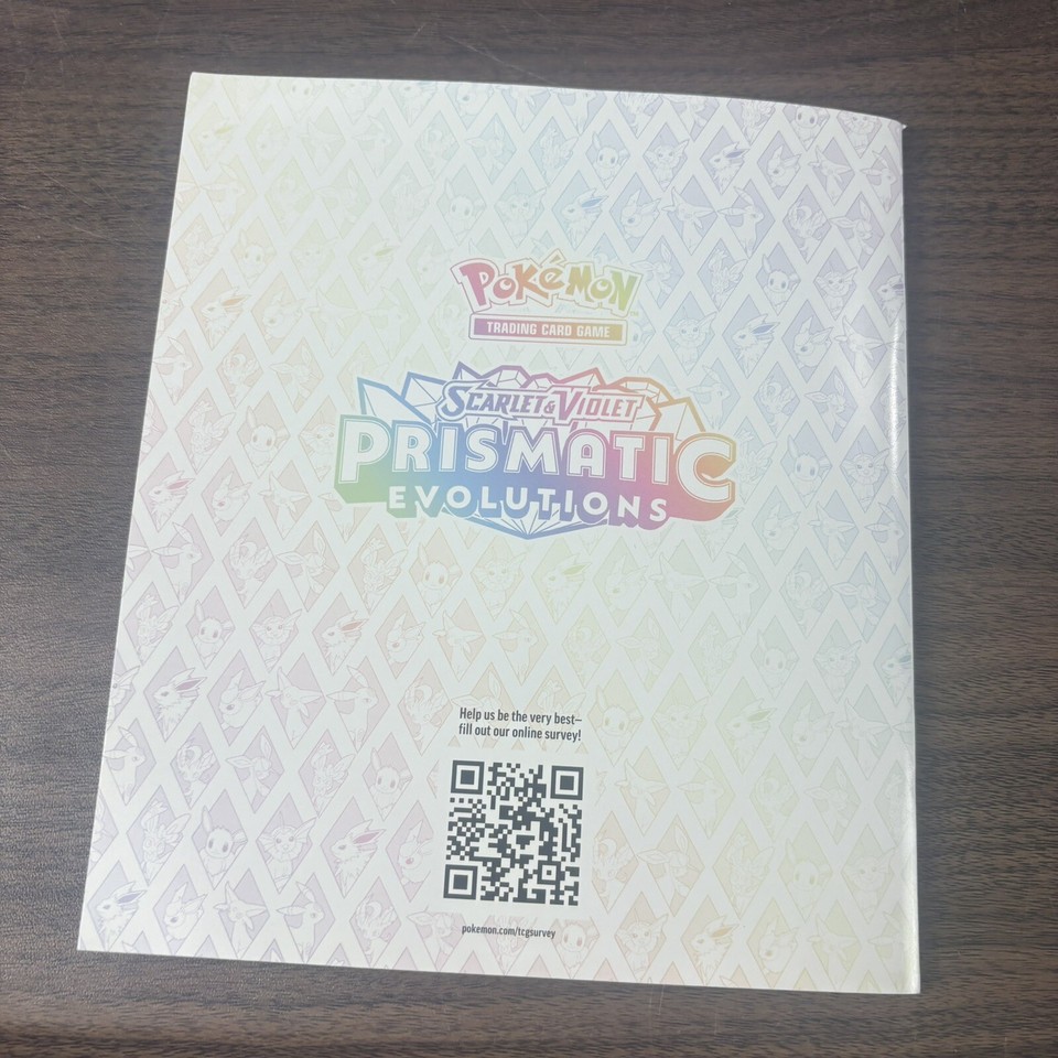 Pokemon TCG Prismatic Evolutions ETB Player's Guide Manual Book | eBay