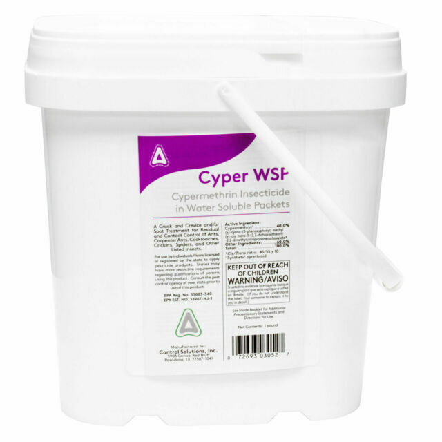 Control Solutions WSP Cypermethrin Insecticide Bucket (82300305) for ...